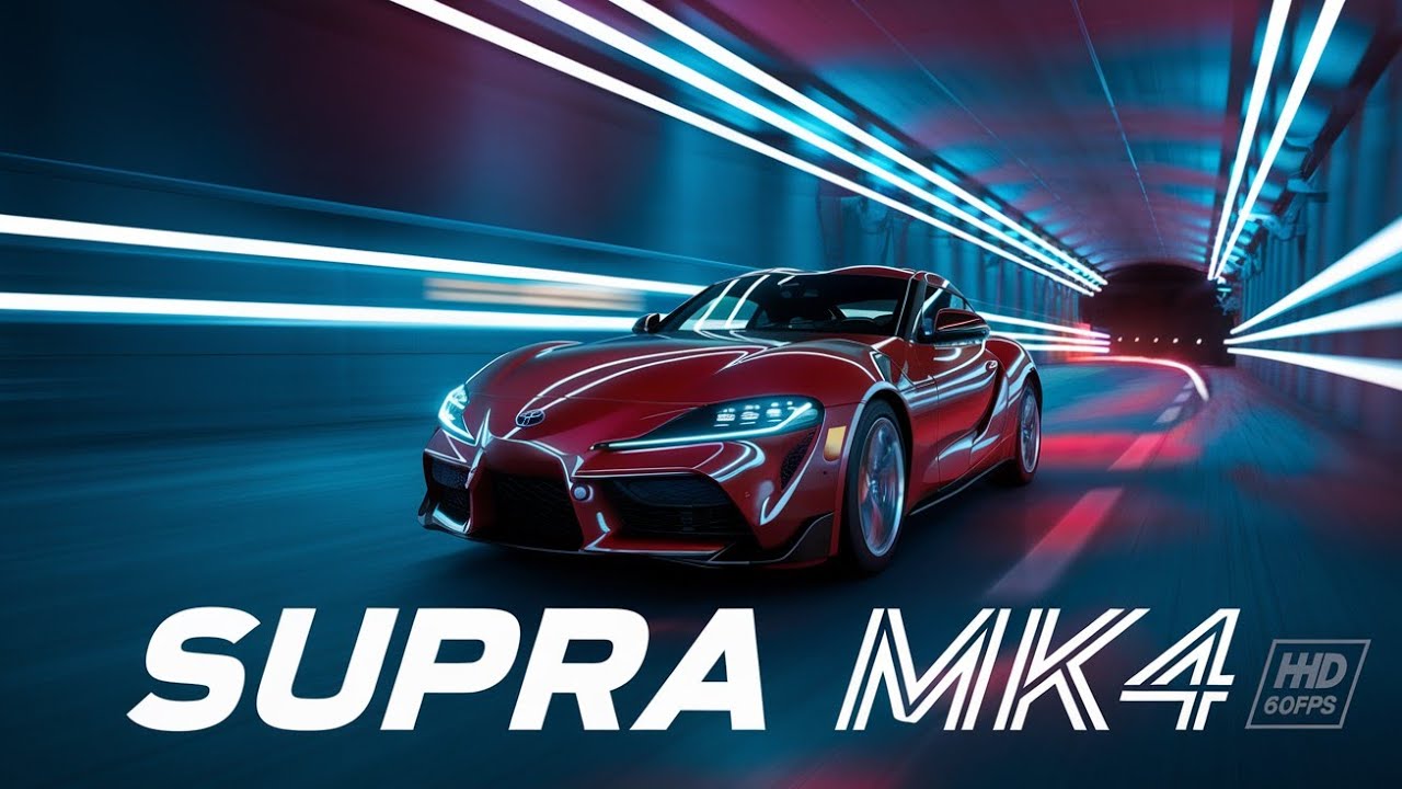 Experience the Supra Mk4Ambient Tunnel Drive in Stunning 4K HD 60fps ...