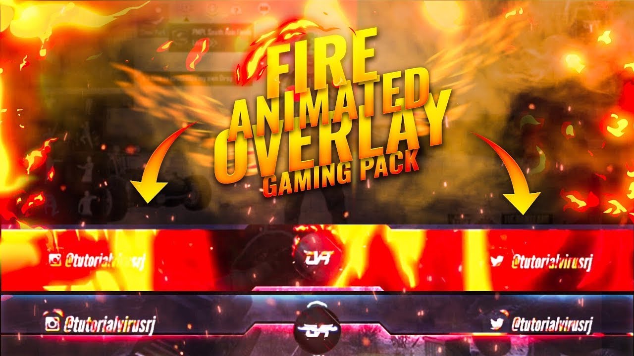 HOW TO MAKE FIRE ANIMATED GAMING OVERLAY FOR BGMI | PUBG MOBILE | FREE ...