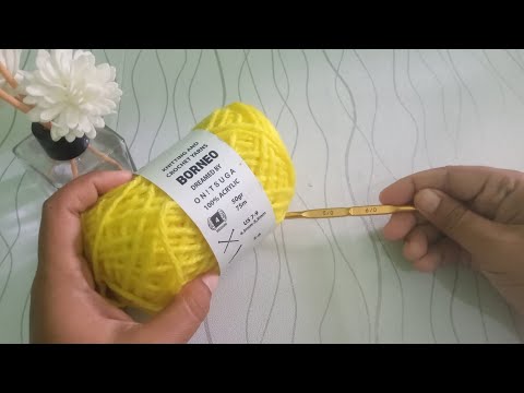 Ide kreasi rajut dari benang akrilik || ide bisnis dari rajutan - YouTube