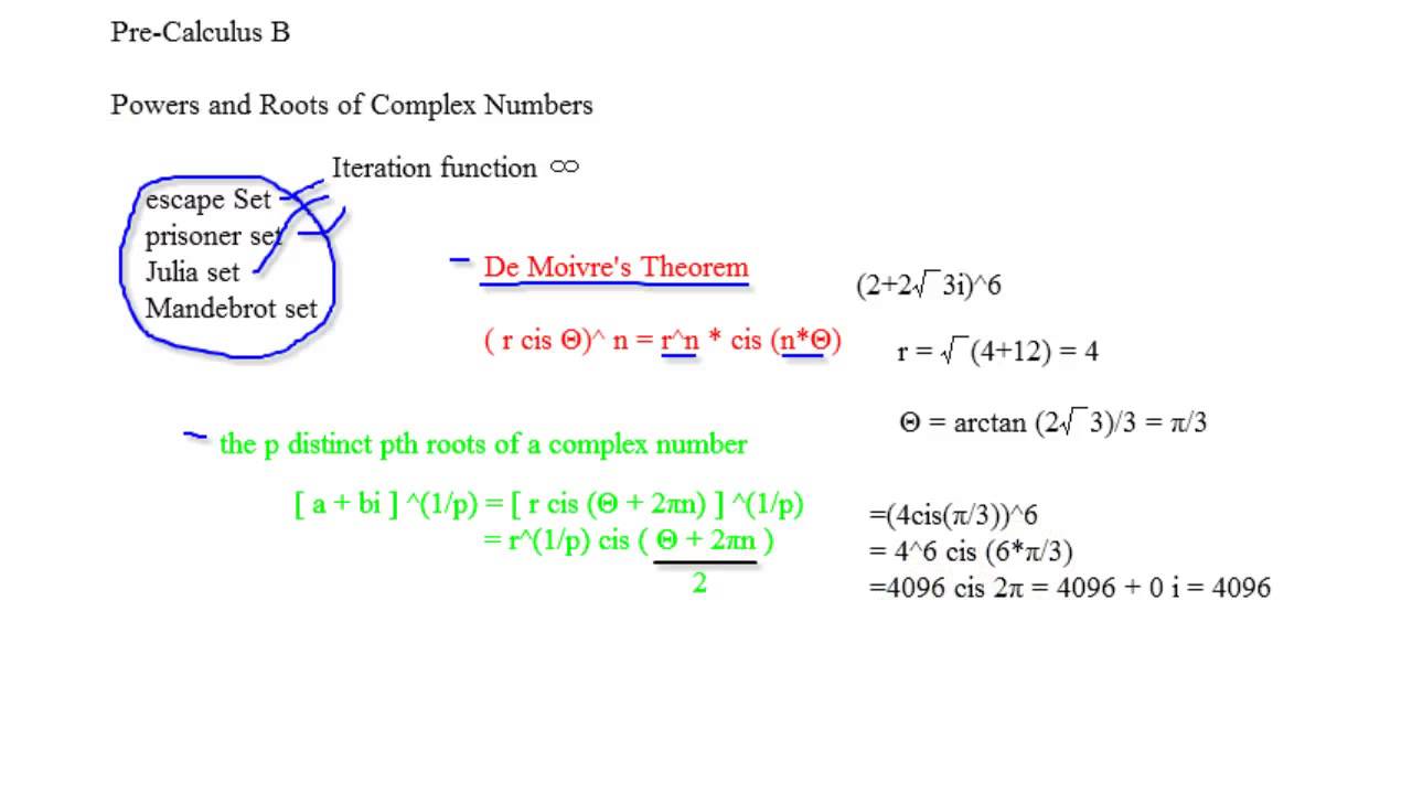 Pre Calculus B Powers And Roots Of Complex Numbers YouTube pre-calculus-b-powers-and-roots-of-complex-numbers-youtube
