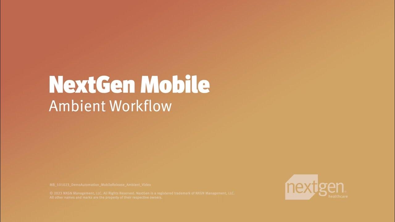 NextGen Mobile Ambient Assist Quick Guide - YouTube