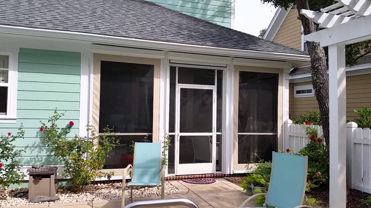 Motorizes roll down vinyl windows - YouTube