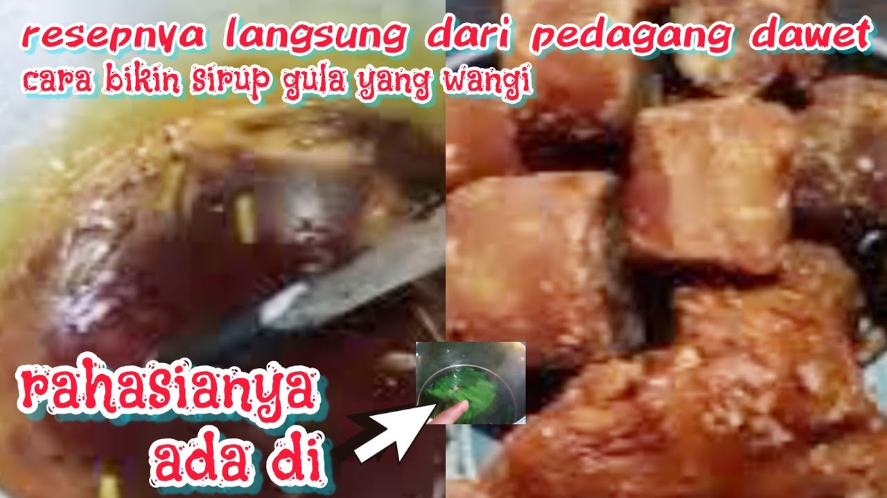 Cara Bikin Sirup Gula/Juruh Dawet Ayu khas Banjarnegara - YouTube
