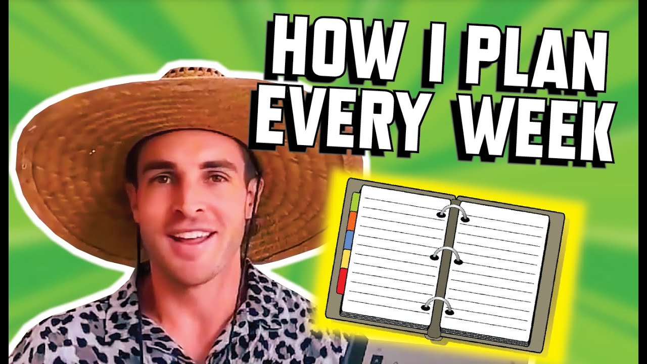 How I Plan Every Week (for maximum productivity) - YouTube