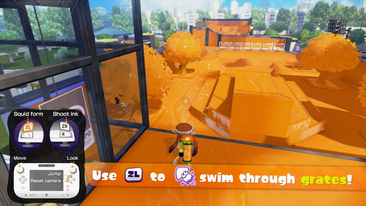 Splatoon - Splatted the Whole Tutorial Level (Showcase / Gameplay ...