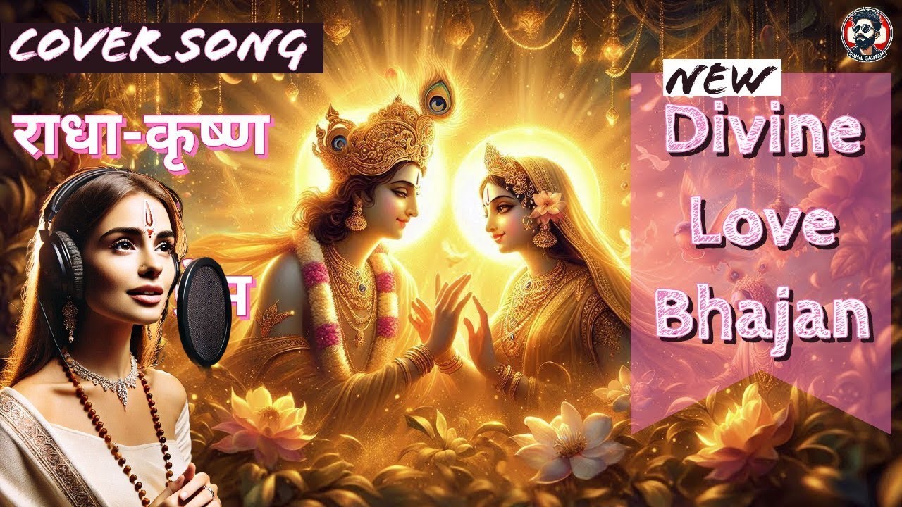 राधा-कृष्ण के संग भजन | Radha Krishna Bhajan | Divine Love Story ...