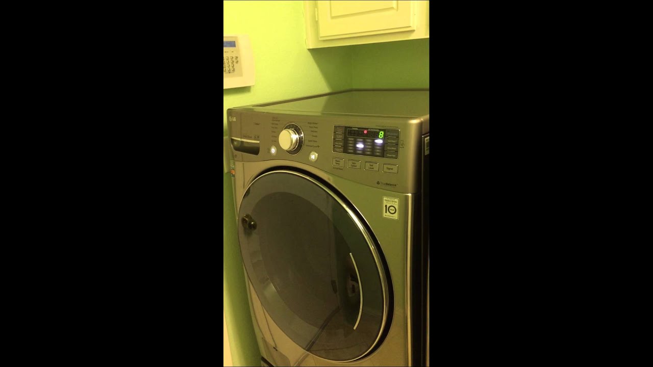 LG washer WM3570HWA fail - YouTube