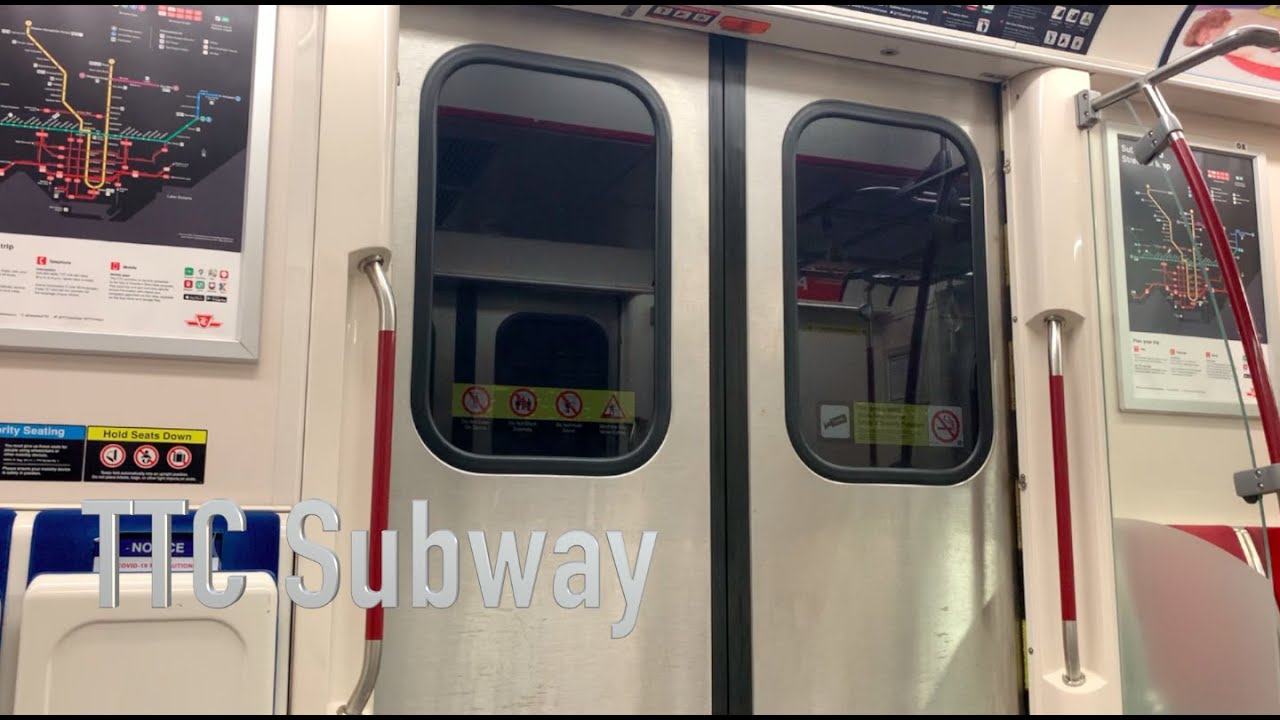 TTC Subway - Line 1 Young-University-Spadina Southbound, Bombardier TR ...