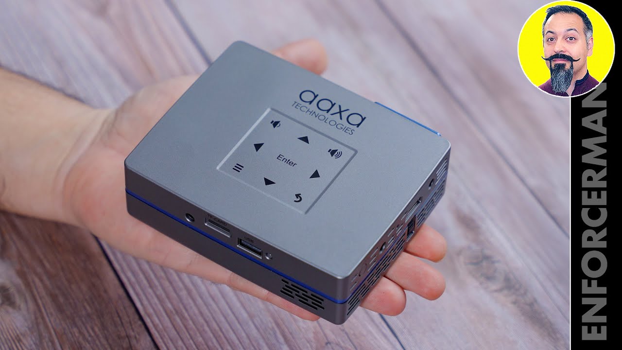 Is This Tiny Projector Worth The Hype? aaxa SLC450 Review! - YouTube