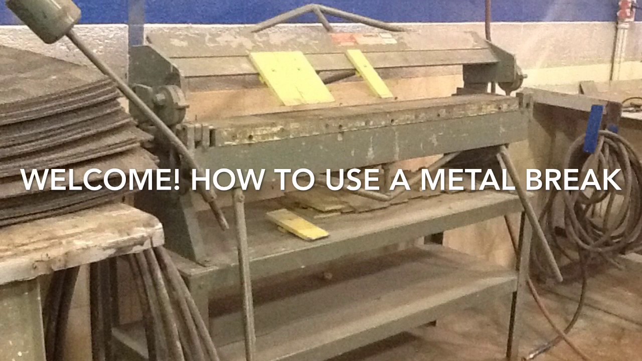 How to Use a Metal Break Safely - YouTube