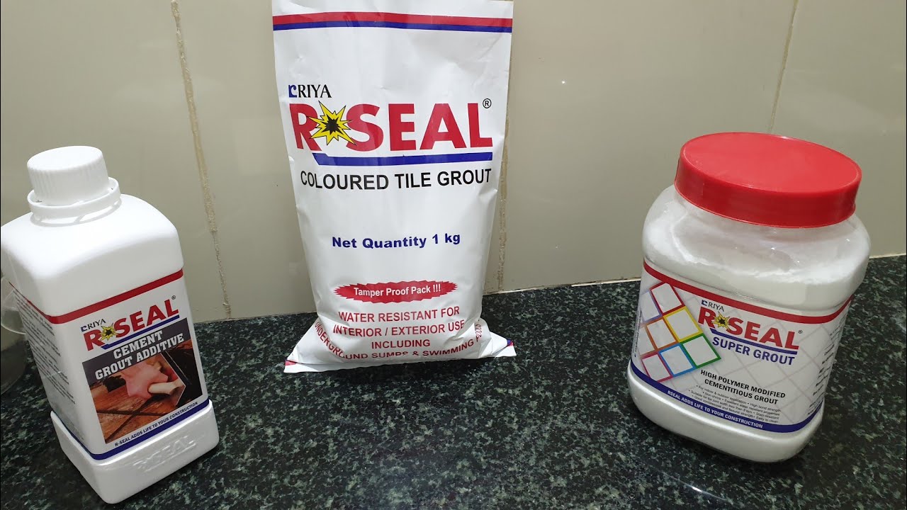 R SEAL Cementitious Coloured Grouts Vs Super Grout | Benefit of Tile ...