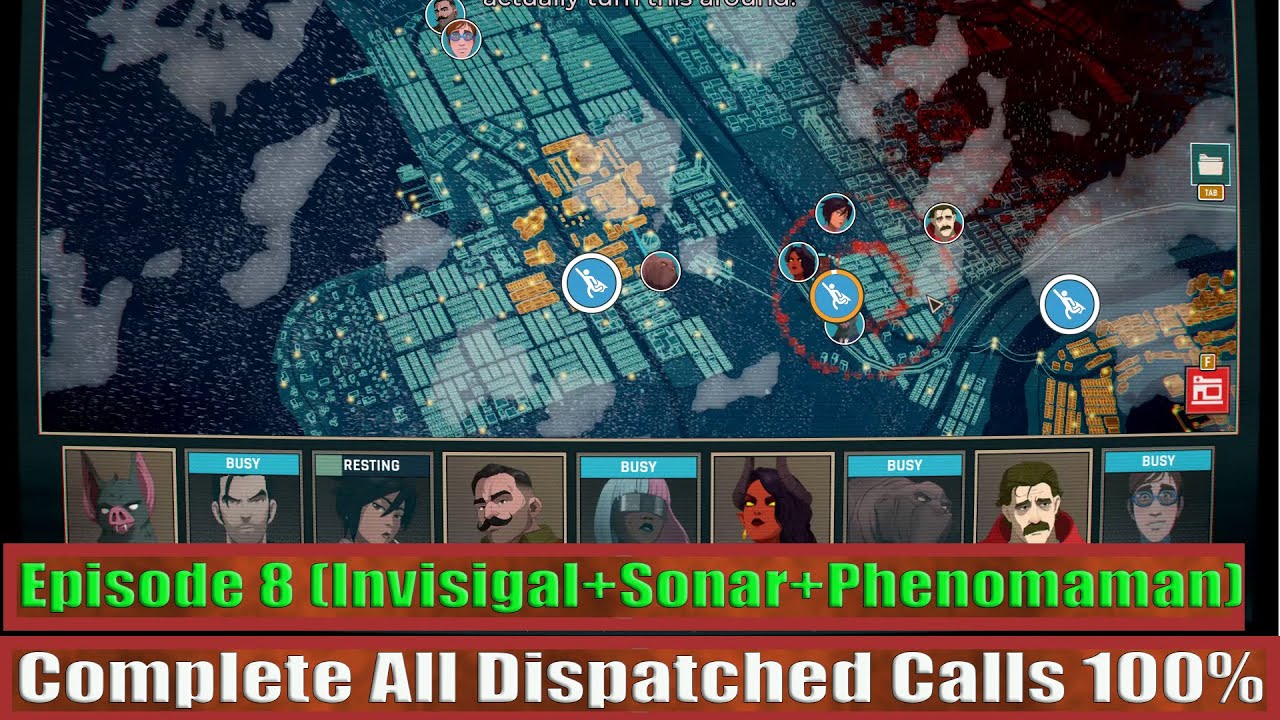 Dispatch Episode 8: Complete All Dispatched Calls 100% (Invisigal+Sonar ...