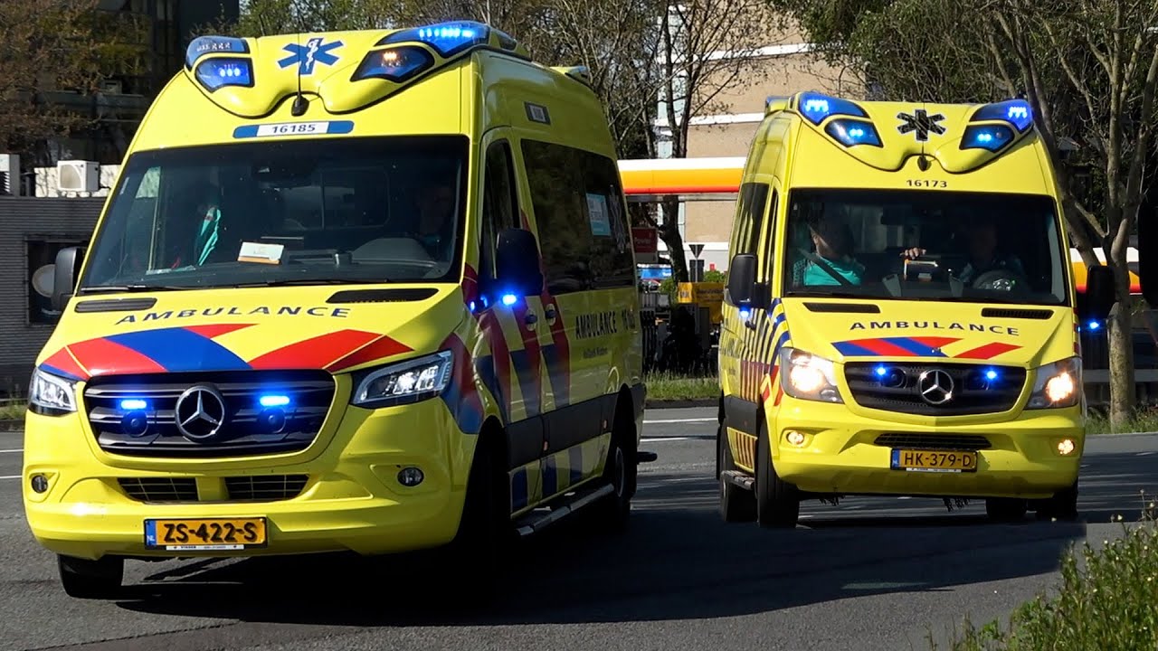 A1, Otaris Light Ambulances RAV Hollands Midden in Leiden - YouTube