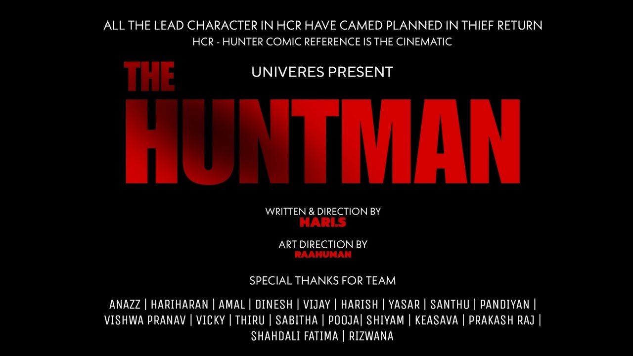 The hunt man - Trailer | Official full video | A flim by - HARI.S | we ...