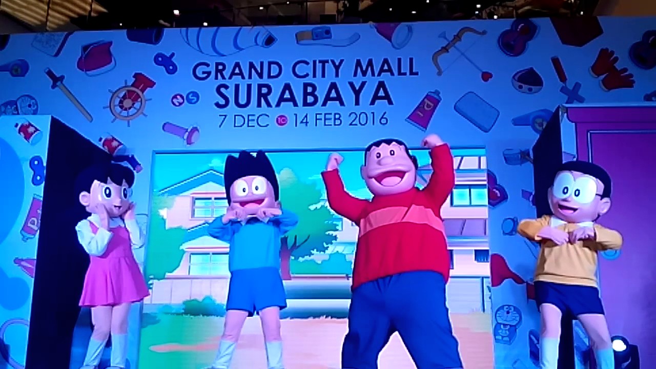 Doraemon live show at Grand City Surabaya - YouTube