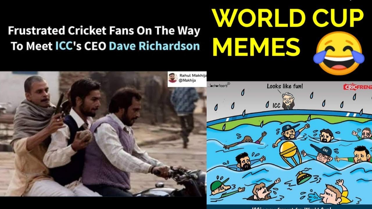 Funny & Hilarious World cup 2019 memes 😂 | World cup Rain memes ...
