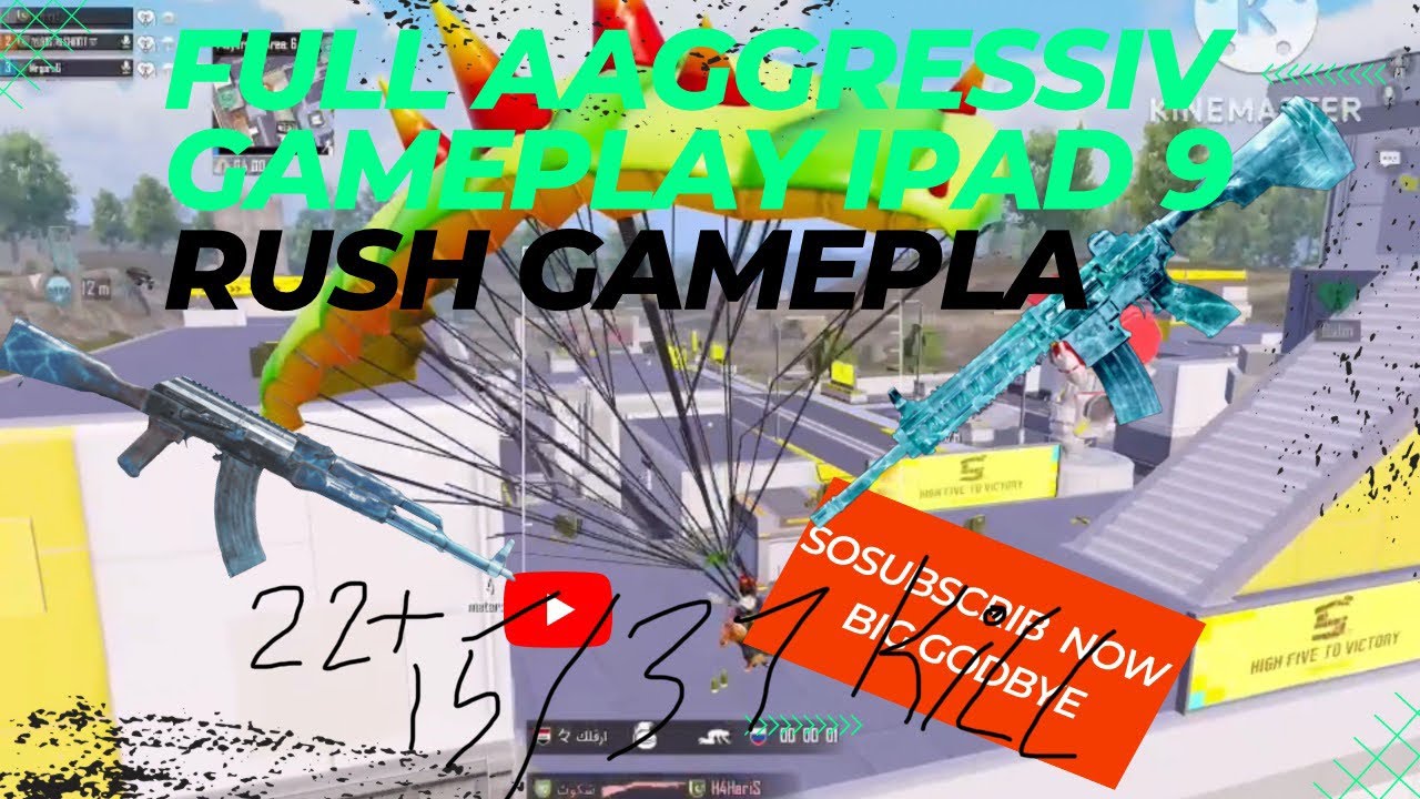 37+kills full aggressive, gameplay ipad 9 90fps? 🥳 Rush gameplay ...