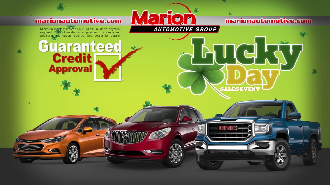 Marion Automotive Group | Lucky Day Sales Event - YouTube