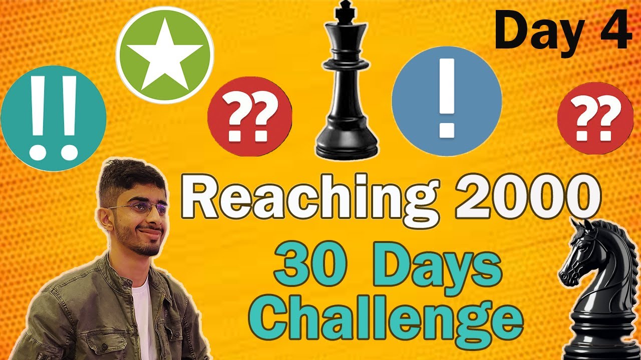 Reaching 2000 Challenge | Day 4 #chess - YouTube