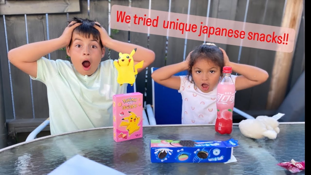 We tried fun unique snacks!! - YouTube