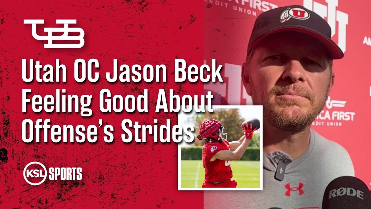 Utah offensive coordinator, Jason Beck - YouTube