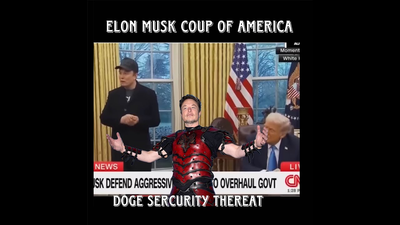 ELON MUSK DISASTER PRESS CONFERENCE AT WHITE HOUSE | THE AMERICAN COUP ...