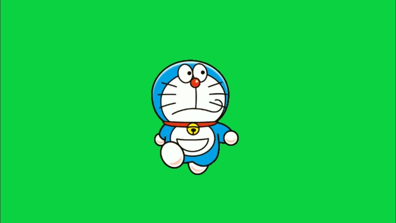 DORAEMON WALK GREEN SCREEN, - YouTube