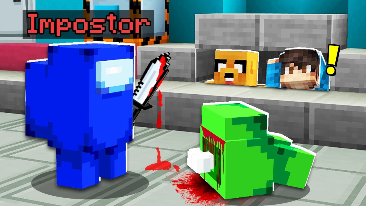 ¡EL MEJOR ESCONDITE DE AMONG US en MINECRAFT! 😱😂 ¿Quién es el impostor ...
