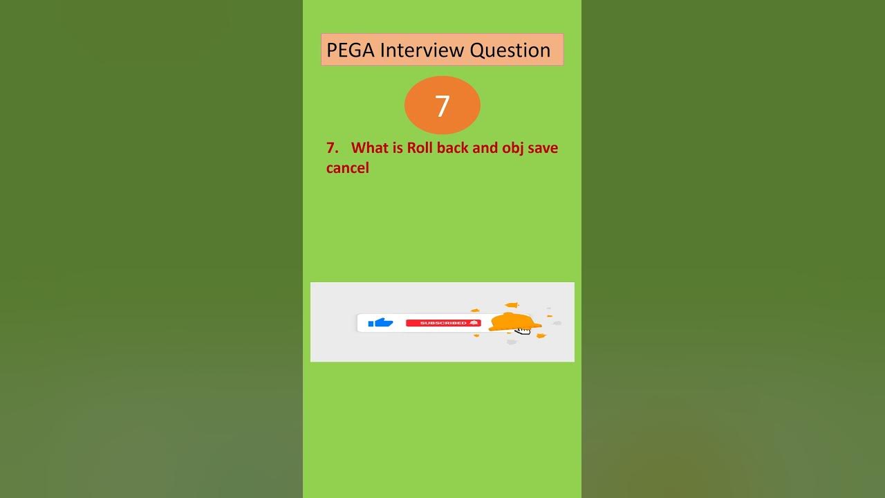 question - 7 pega interview questions #pega #Activity pega interview ...