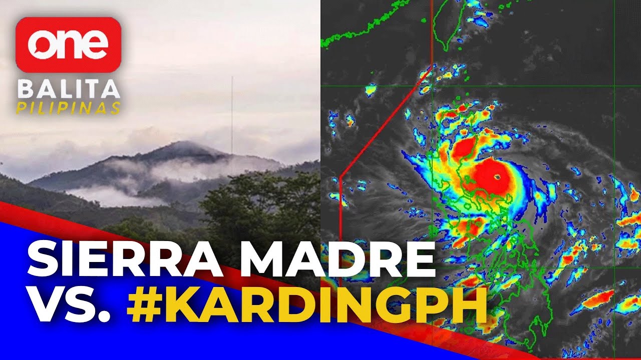 Paano napahina ng Sierra Madre ang bagyong #KardingPH? - YouTube