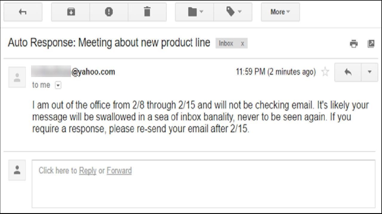 How to Set Up an Out of Office Reply in Yahoo Mail - YouTube