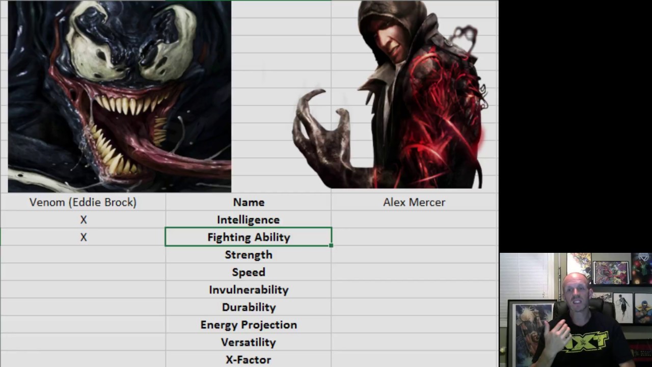 Marvel vs Prototype Venom vs Alex Mercer - YouTube