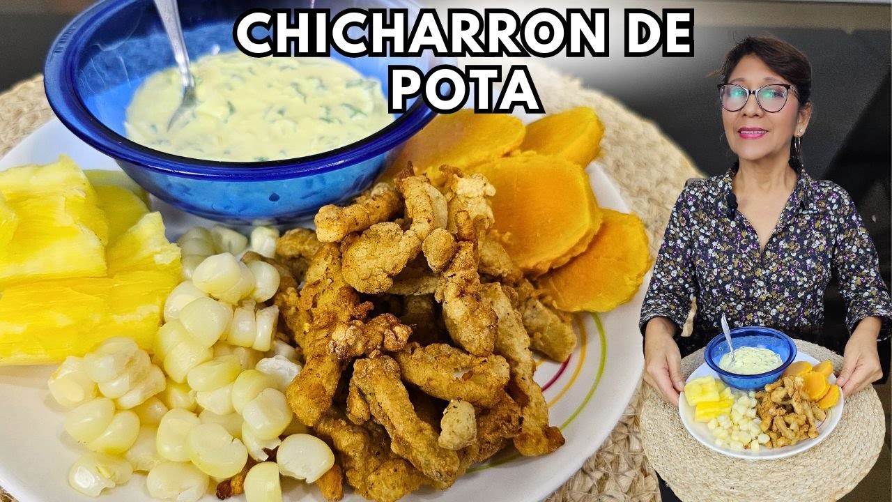 Chicharron de Pota | Salsa Tartara super fácil y rapida - YouTube