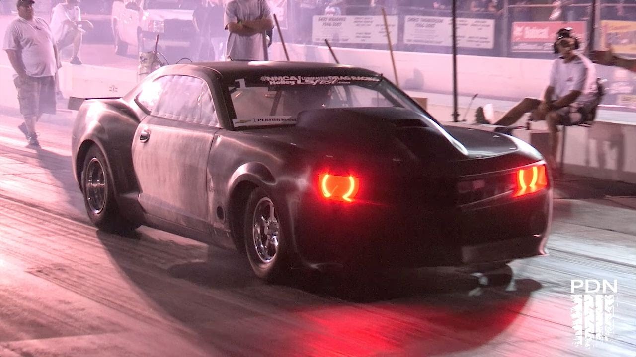 EVIL looking Camaro - Holley LS Fest - YouTube