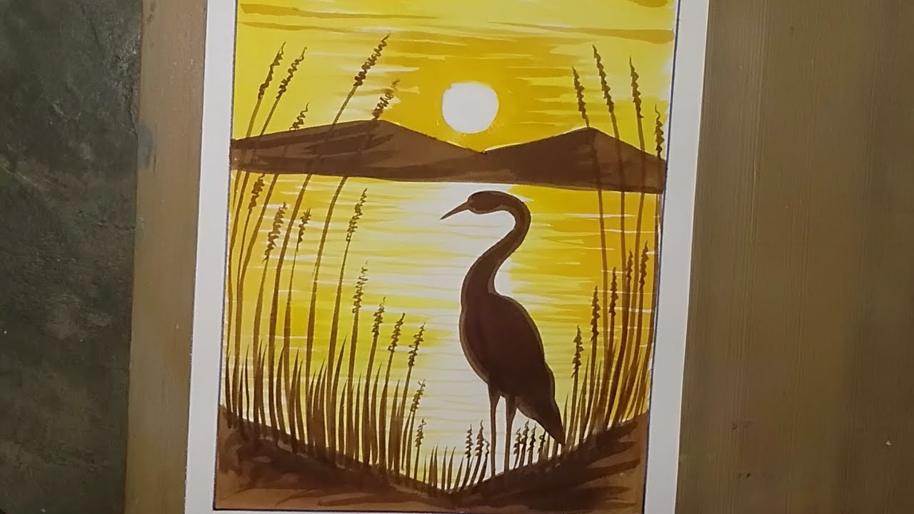 Beautiful landscape panting | simple landscape panting | step by step ...