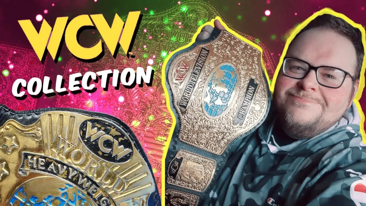 WCW Belt Collection - WWE Shop, Groovy G Big Golds - YouTube