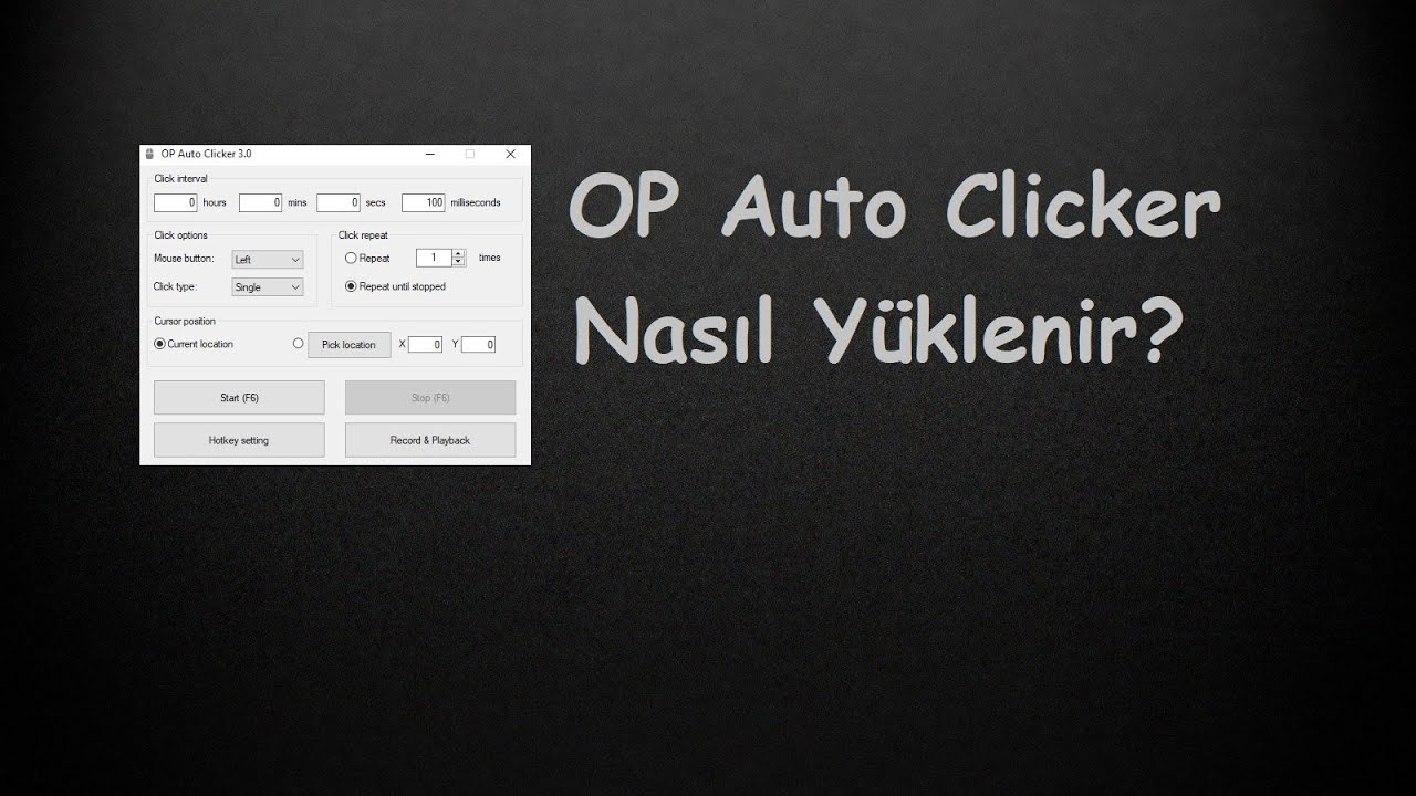 OP Auto Clicker Nasıl indirilir? - YouTube
