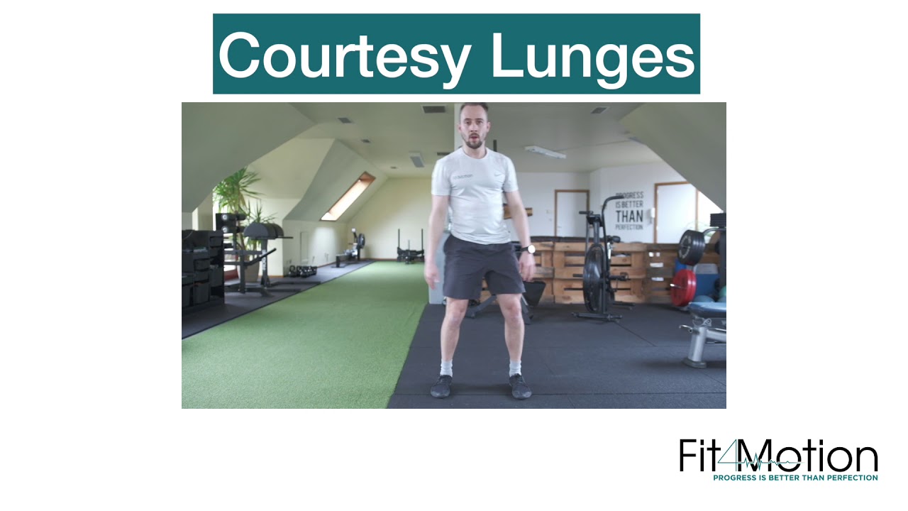 Courtesy Lunges - YouTube