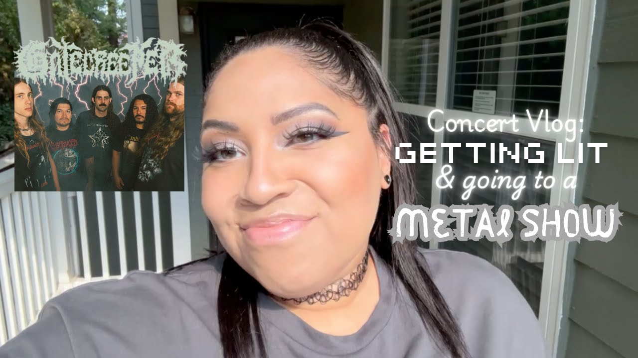 CONCERT VLOG: Getting lit and going to a metal show! - YouTube