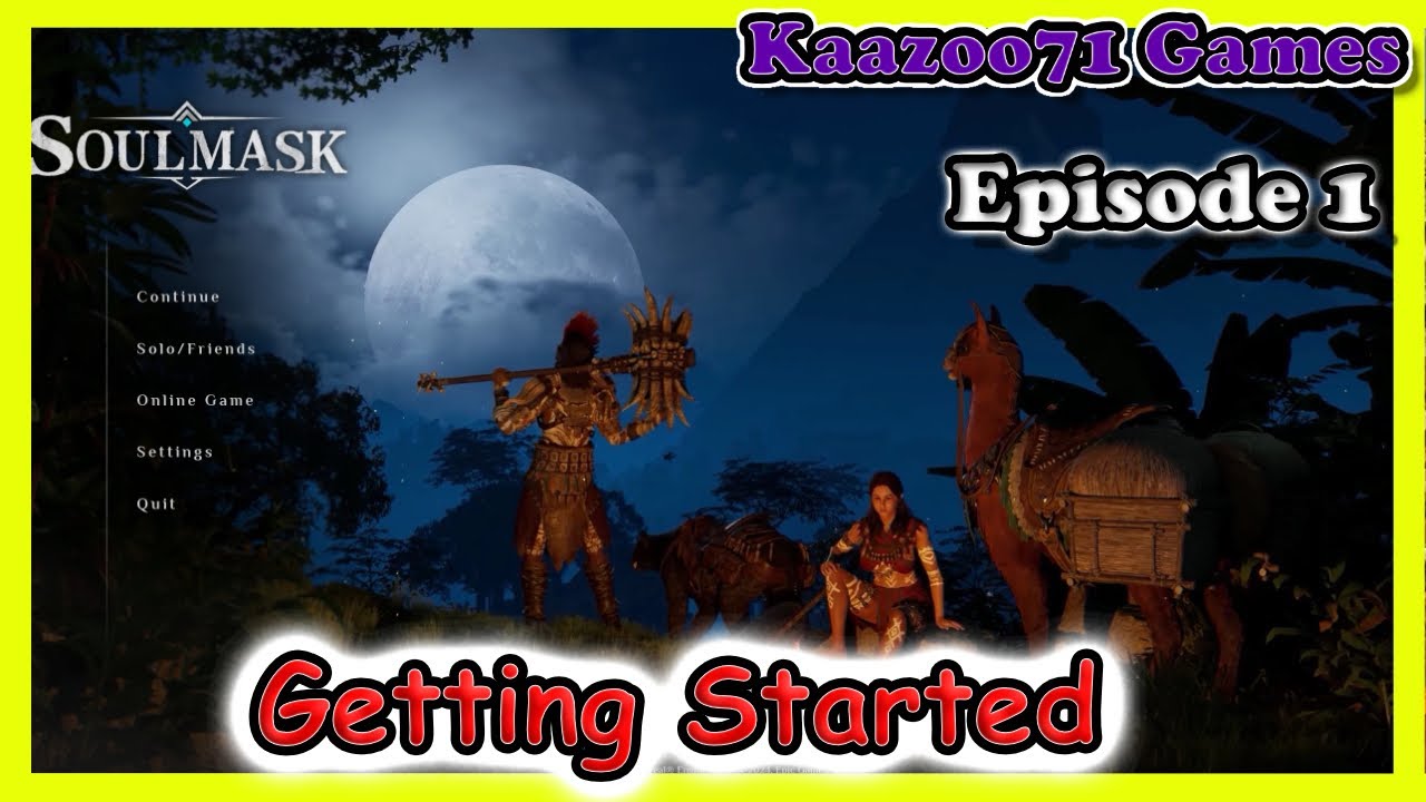 Soulmask Gameplay Day 1 💥 EP 1 - YouTube