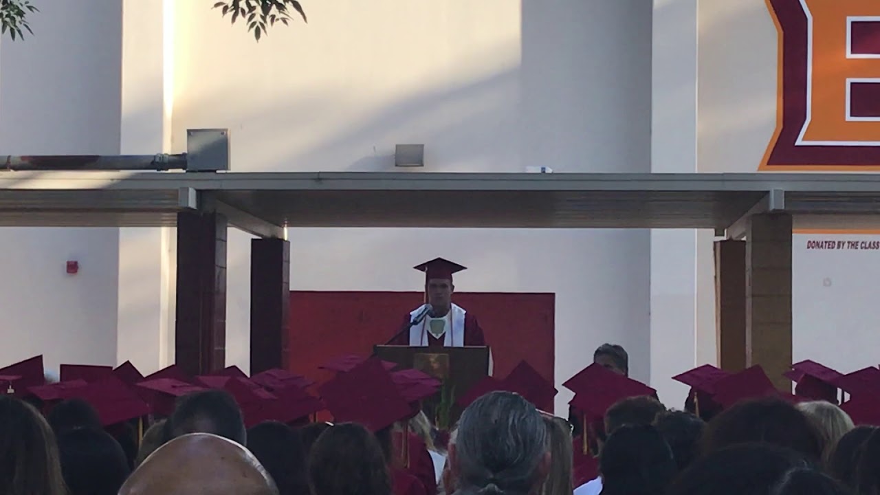 Senior Class President Speech - Baccalaureate - YouTube