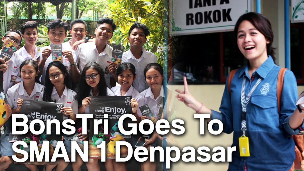 BONSTRI GOES TO SMAN 1 DENPASAR | BVLOG #1 - YouTube