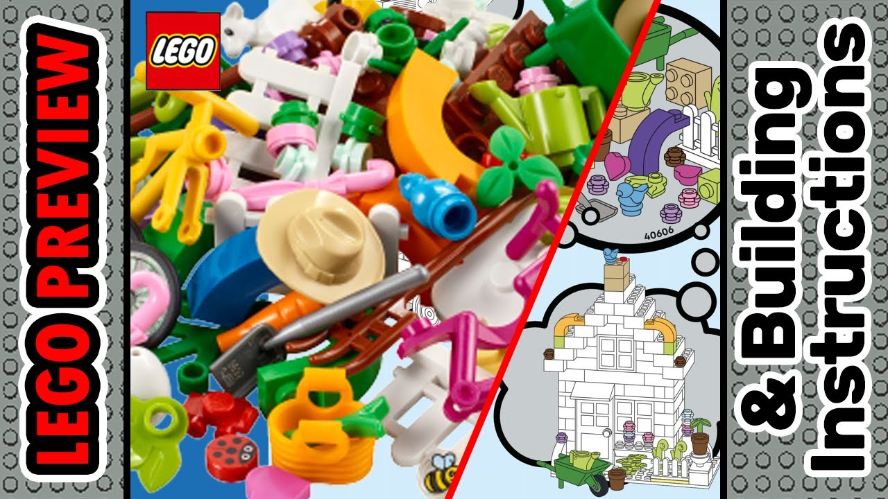 PREVIEW: 40606, LEGO Spring Fun VIP Add-On Pack & Building Instructions ...