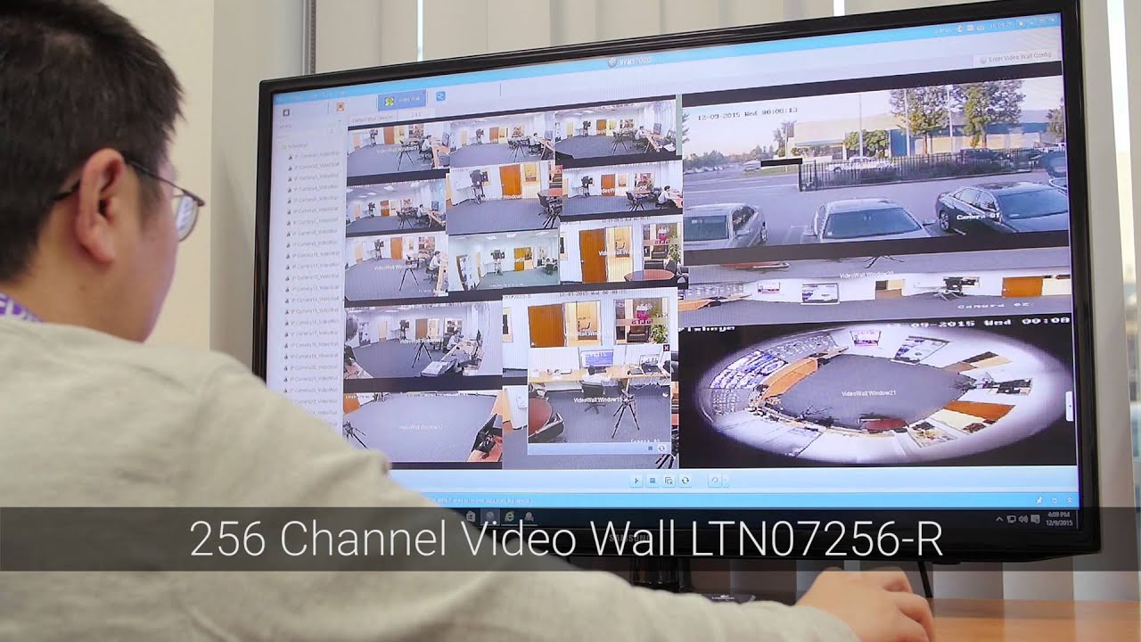 Demonstration of the 256 Channel Video Wall LTN07256-R - YouTube