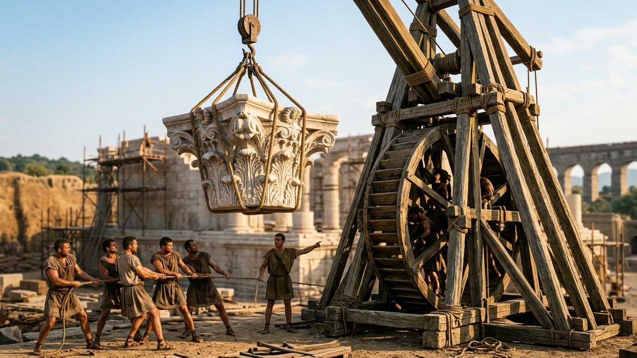 Lifting the Empire: The Engineering of Roman Cranes - YouTube
