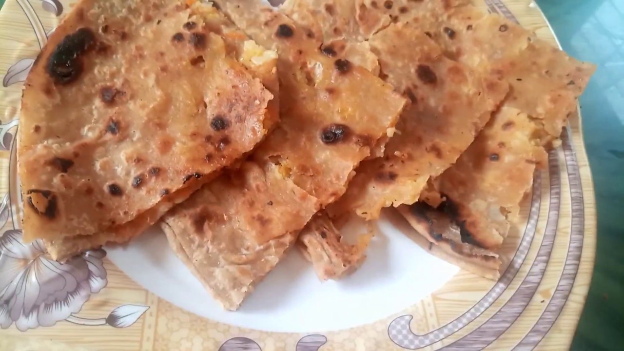 Mix vegetable paratha by food knowledge recipes - YouTube