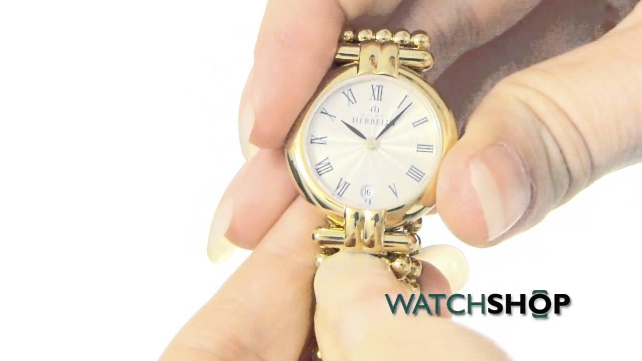 Michel Herbelin Ladies' Perle Watch (16873/BP08) - YouTube