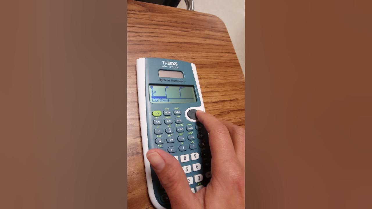 Two variable statistics using TI-30XS - YouTube