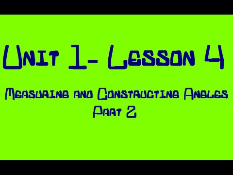 Unit 1 Lesson 4 - YouTube