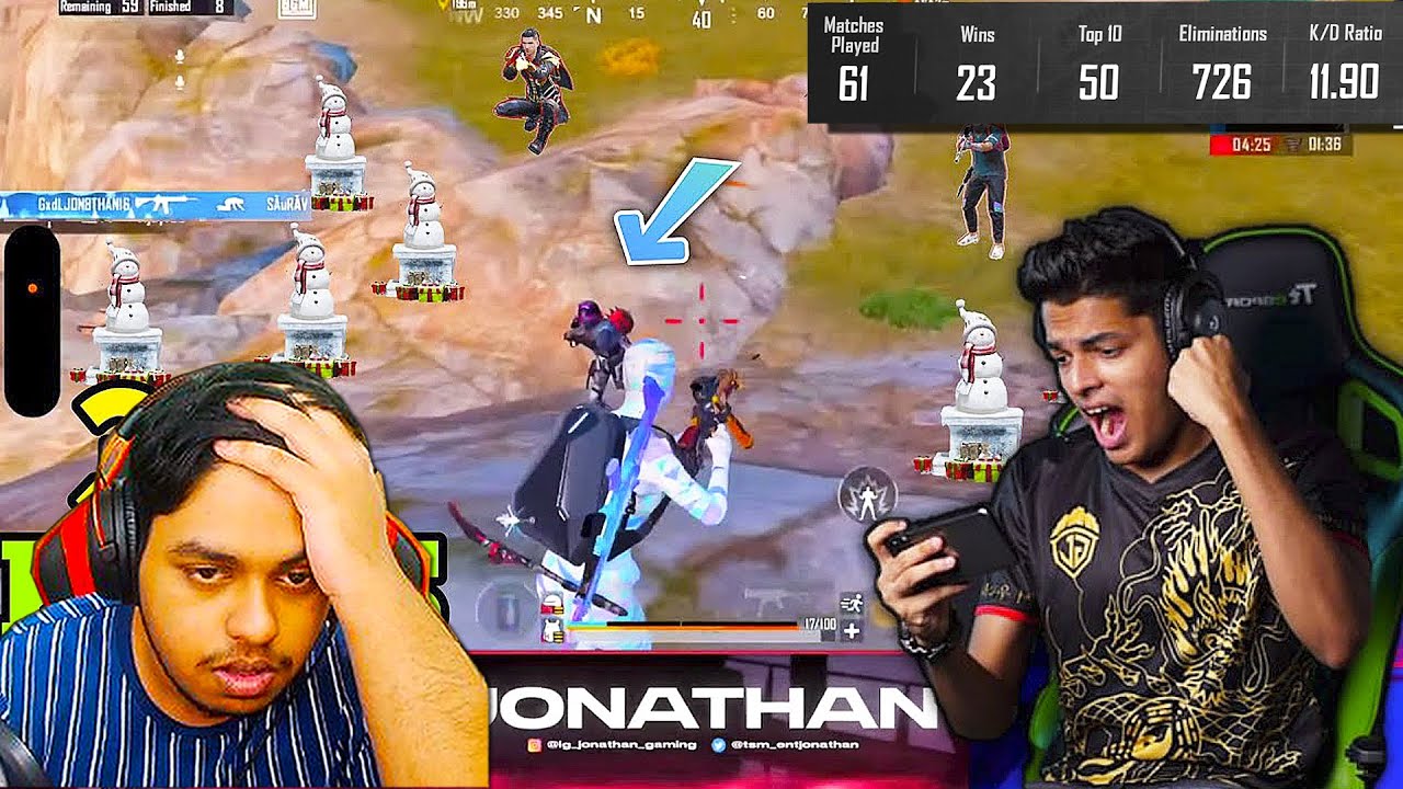 JONATHAN Gaming M416 vs International PMPL Champions BEST Moments in ...